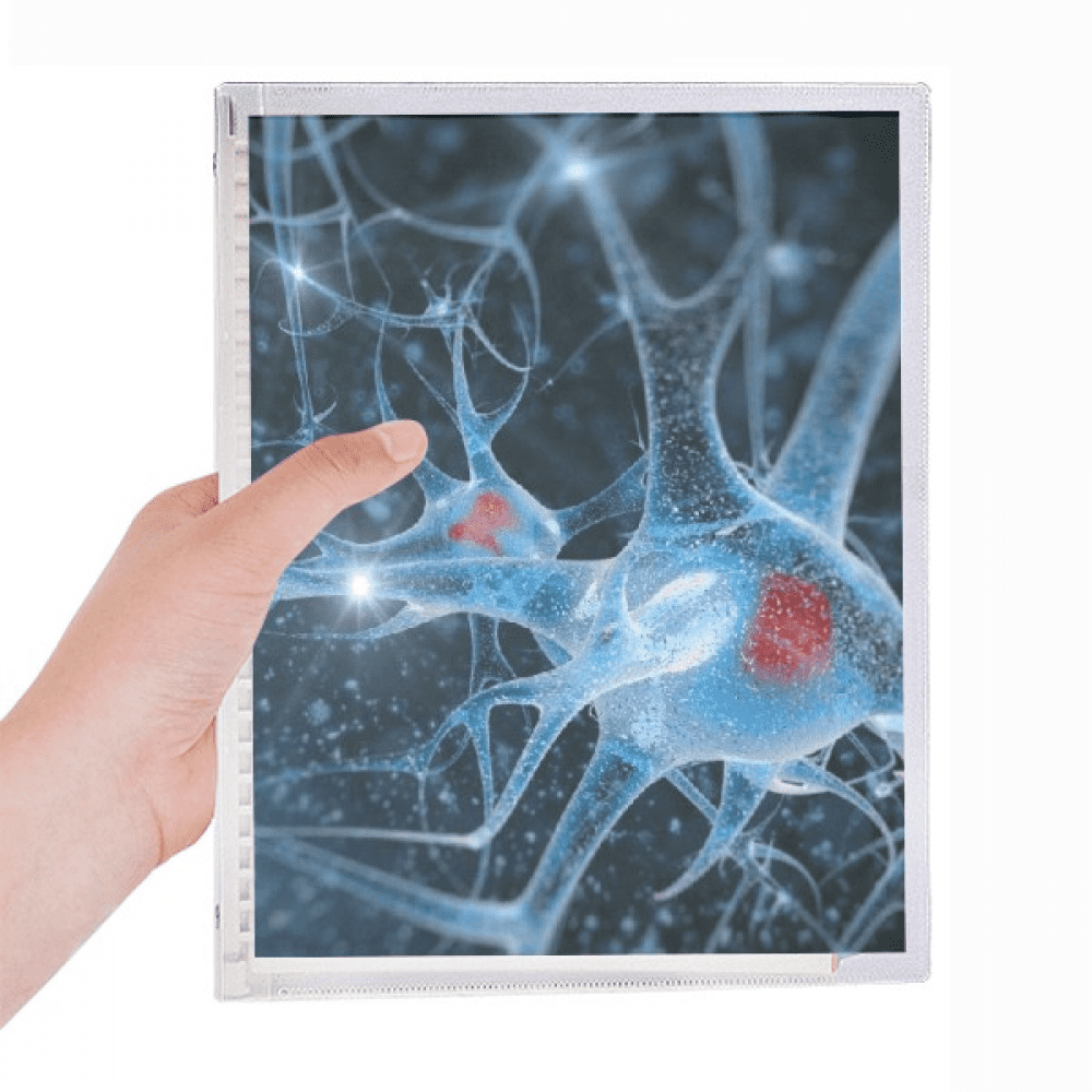 brain cell picture details pattern notebook loose diary refillable ...