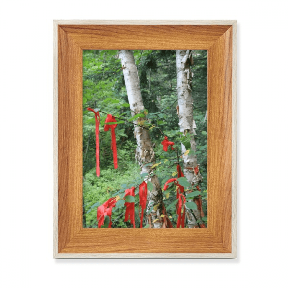 branch red wishing desktop wooden photo frame display picture art ...