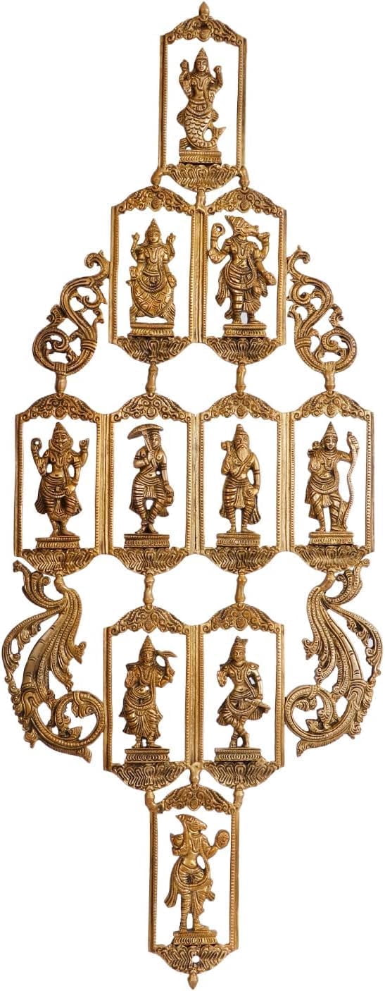 brass das avatar wall hanging for home/ temple/ home décor/ office ...