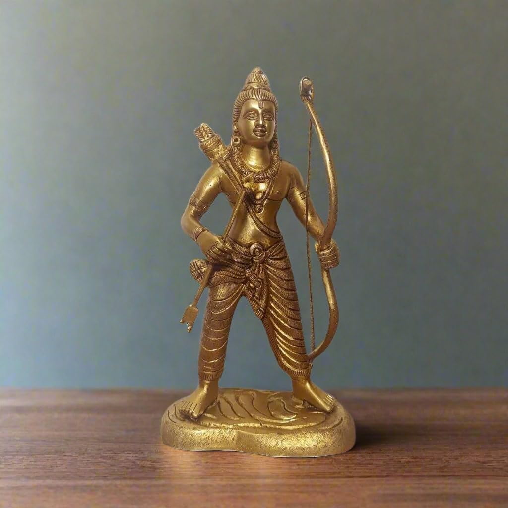 brass lord rama statue for office/home/temple - Walmart.com