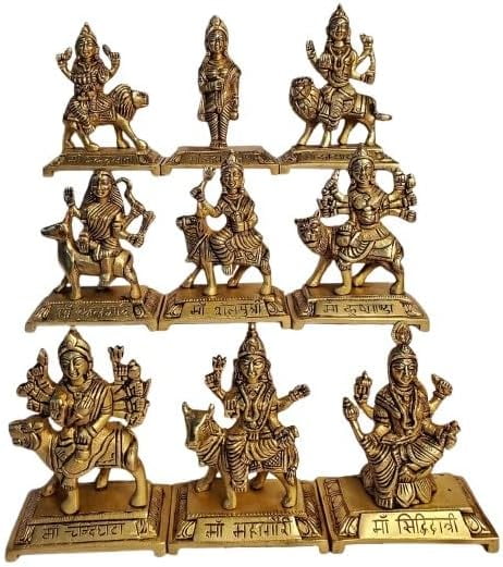 brass nav durga statue for home temple/ gift item - Walmart.com