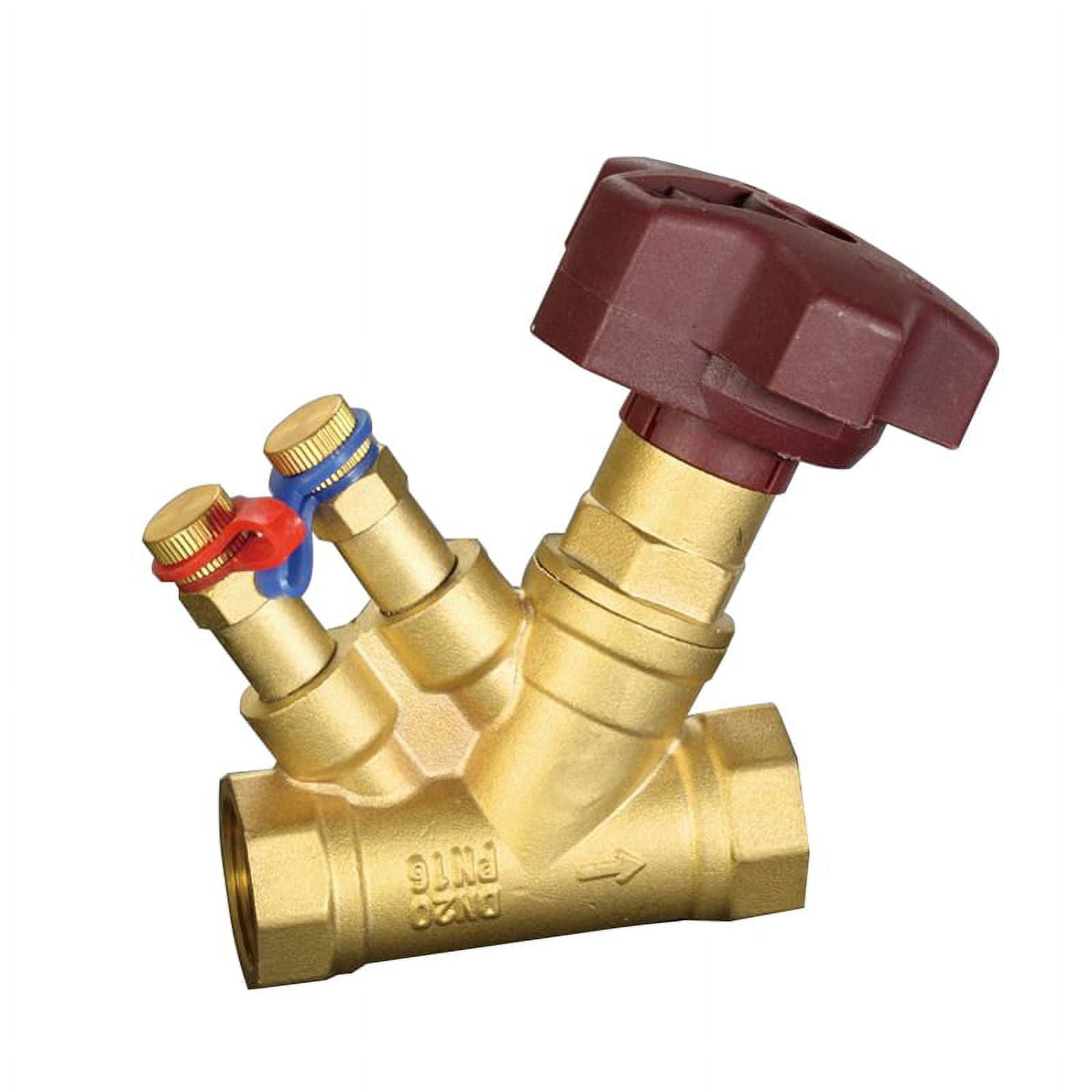 brass water flow regulating valve digital balancing valve manual flow ...