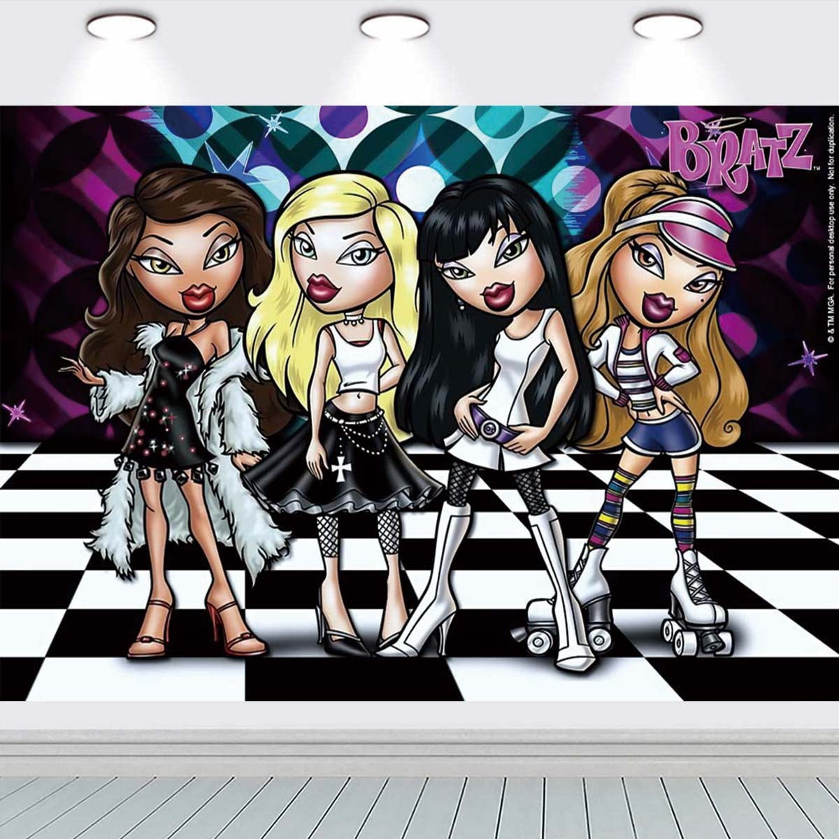 bratz Backdrop Banner Party Supplies Poster Movie Theme Background for ...