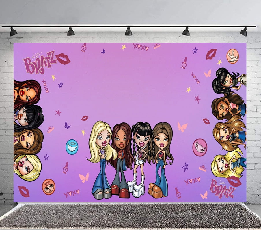 bratz Backdrop Banner Party Supplies Poster Movie Theme Background for ...