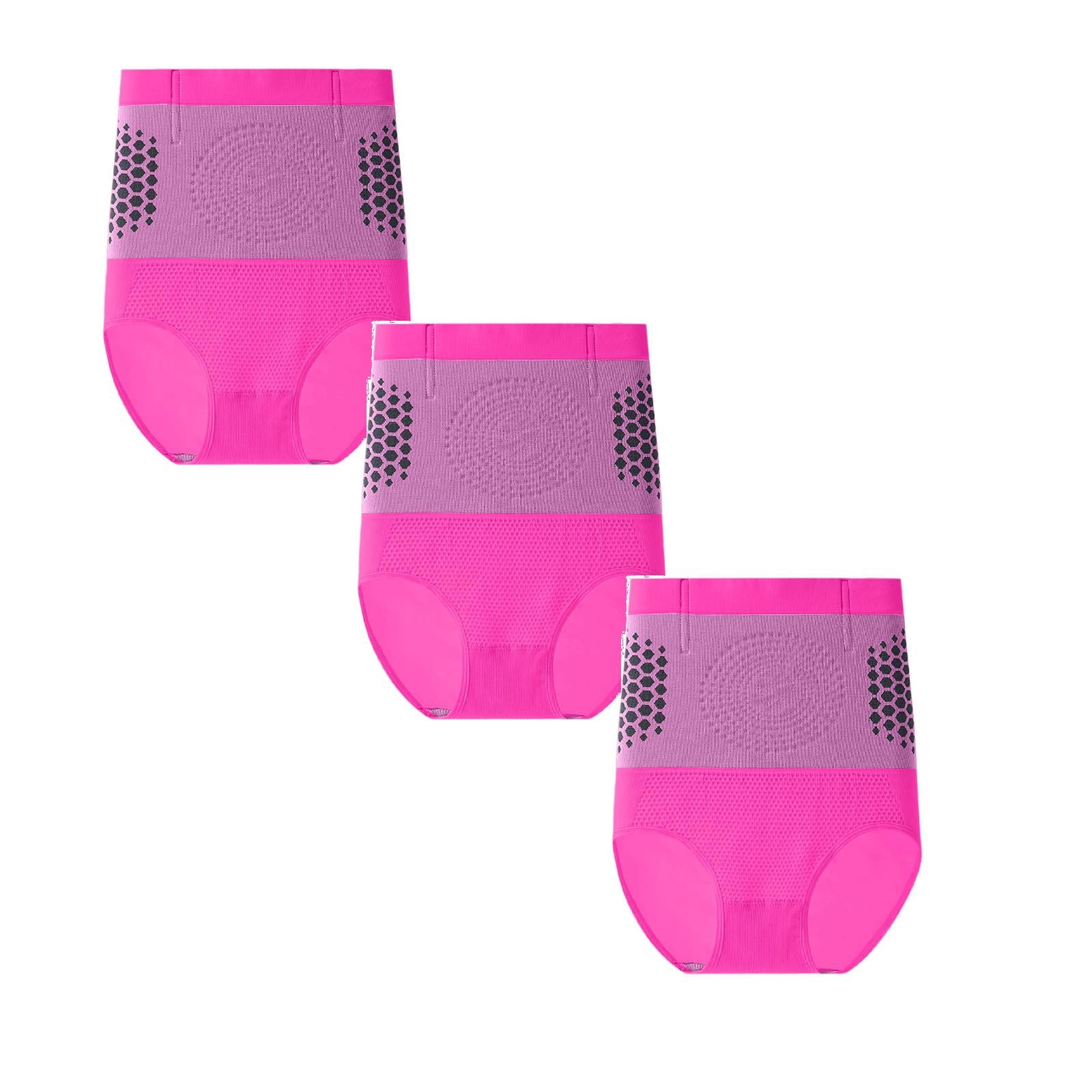 bravefron 3 Pack Womens High Waisted Underwear Shapewear Seamless ...