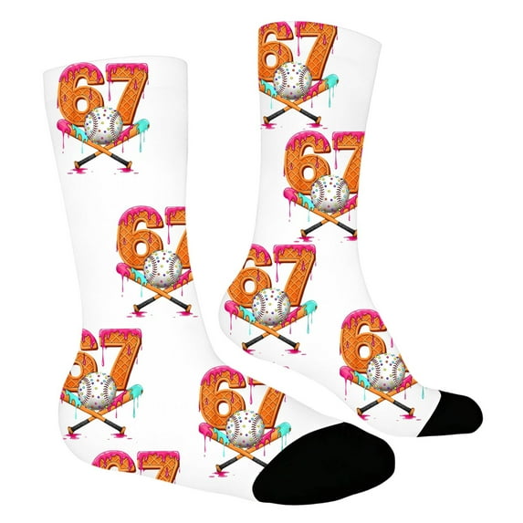 bravefron 67 Socks Cartoon Print Children's Ankle Socks Soft ...