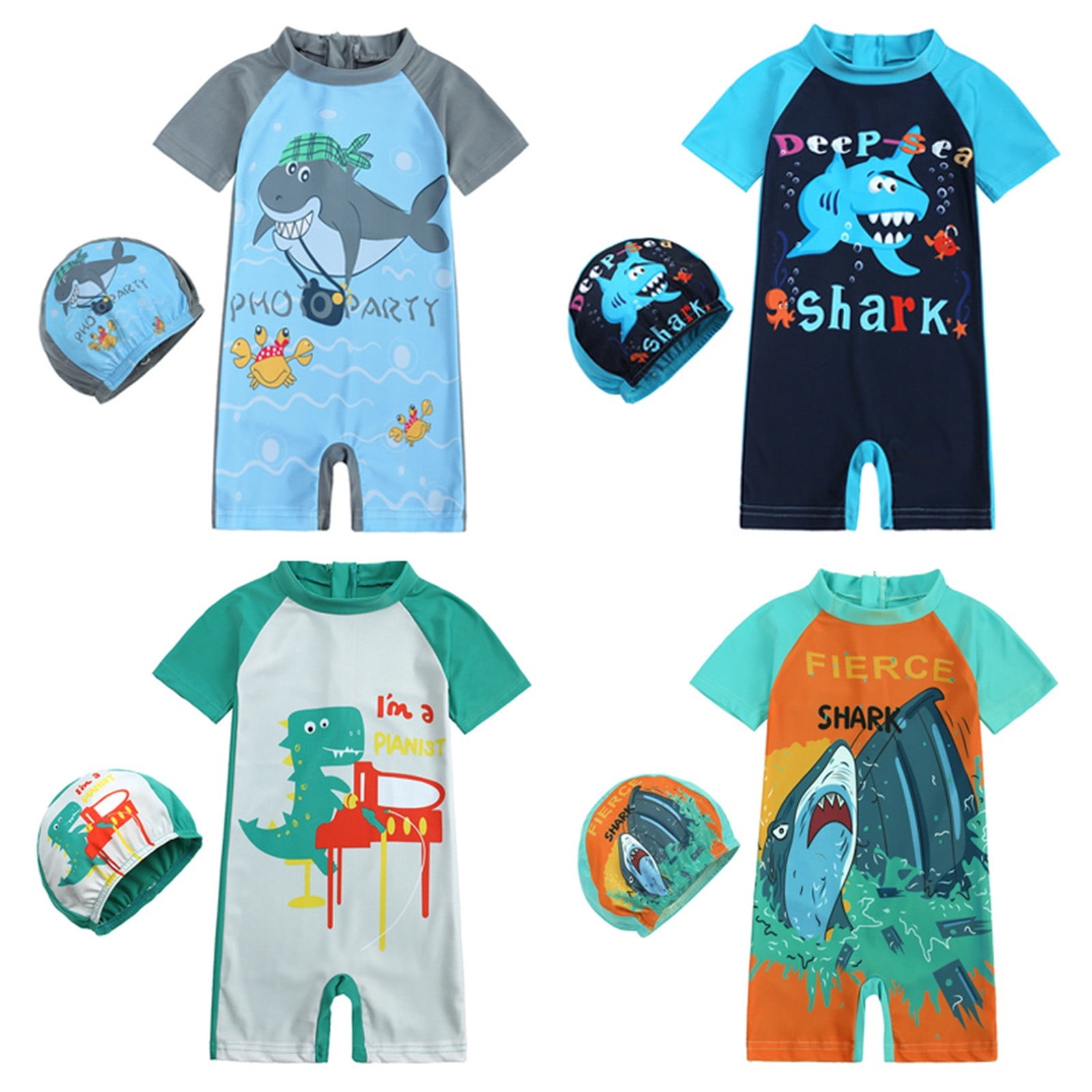 bravefron Baby/Toddler Swimsuit UPF 50+ Sun Protection One Piece Zipper ...