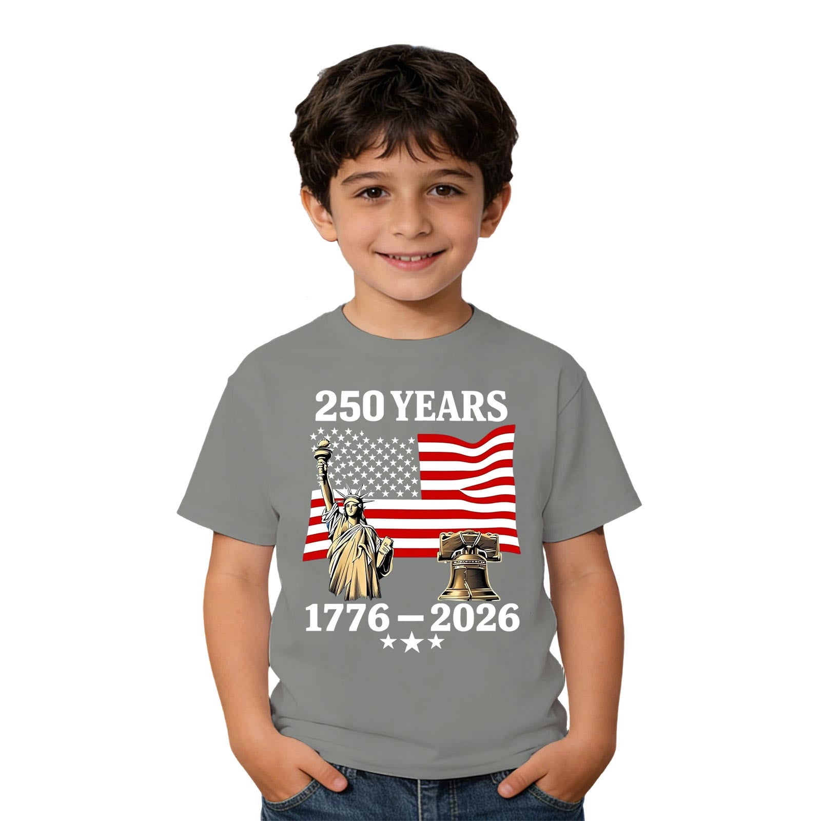 bravefron Boys Patriotic Graphic T-Shirts Kid 4th of July T-Shirts Boys ...