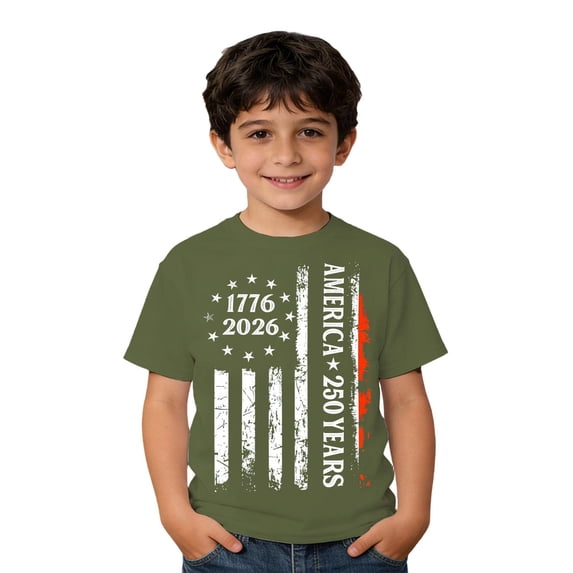 bravefron Boys Patriotic Graphic T-Shirts Kid 4th of July T-Shirts Boys ...