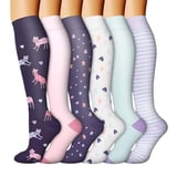bravefron Compression Socks Elegant Sheer Stockings for Women ...
