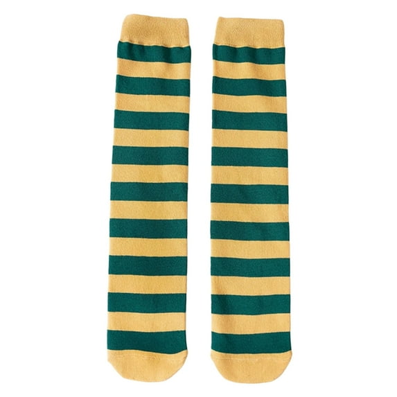 bravefron Girls Socks Striped Pattern Knee High Socks For Kids Soft ...