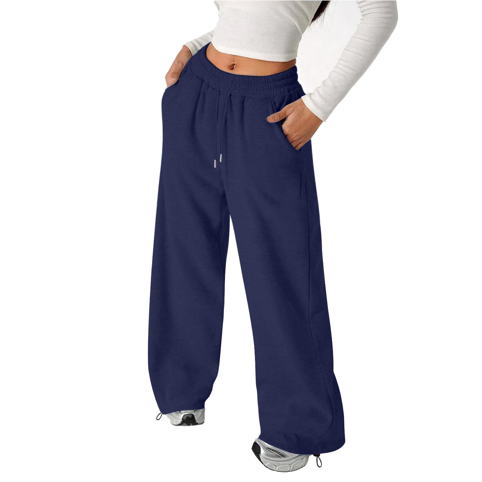 bravefron Girls Wide Leg Pants School Uniform Pants Casual Summer ...