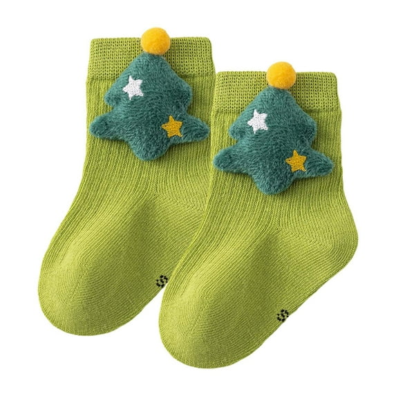 bravefron Grip Socks Soft Cartoon Character Crew Socks For Babies And ...
