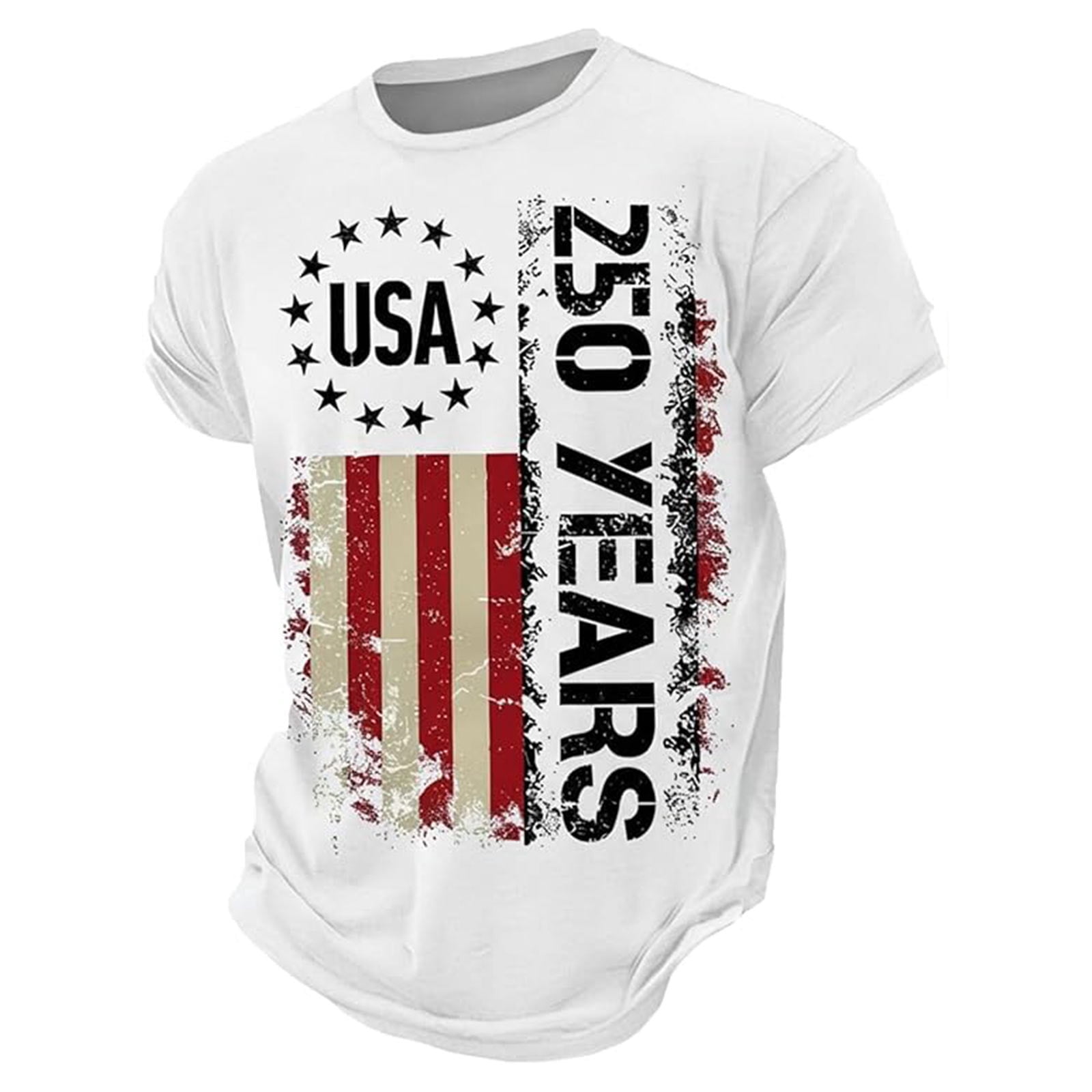 bravefron Patriotic Boys Graphic Print Tee Shirt Independence Day ...