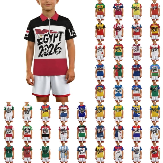 bravefron Soccer Polo for Kids Short Sleeve Polo T-Shirt Graphic Tee ...
