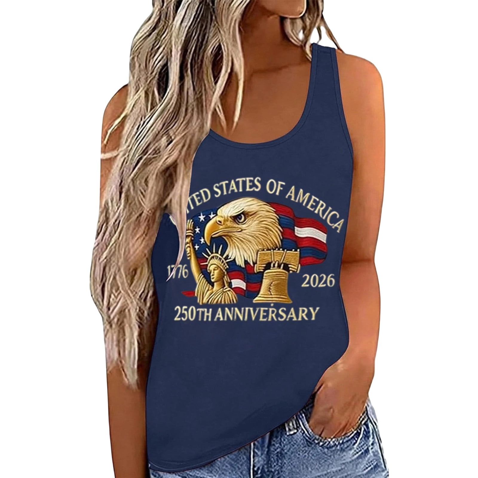 bravefron Women's Printed Tank Top Camisole Sleeveless Vest Summer ...