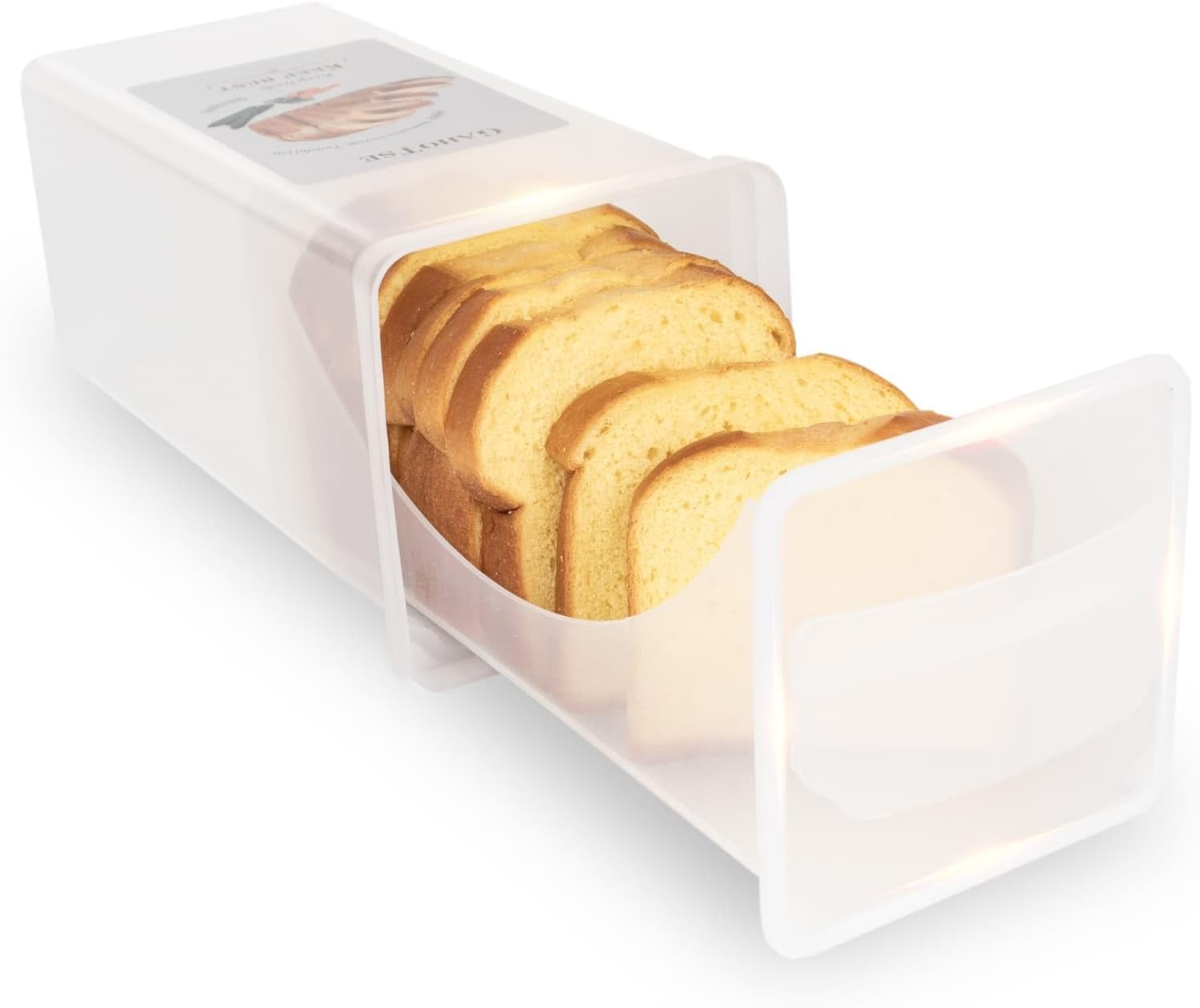 bread box with tray and airtight lid, bread storage for homemade bread ...