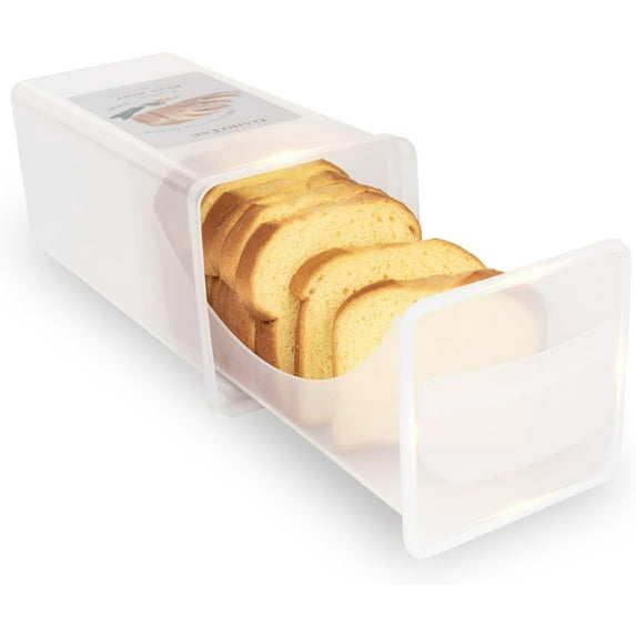 bread box with tray and airtight lid, bread storage for homemade bread ...