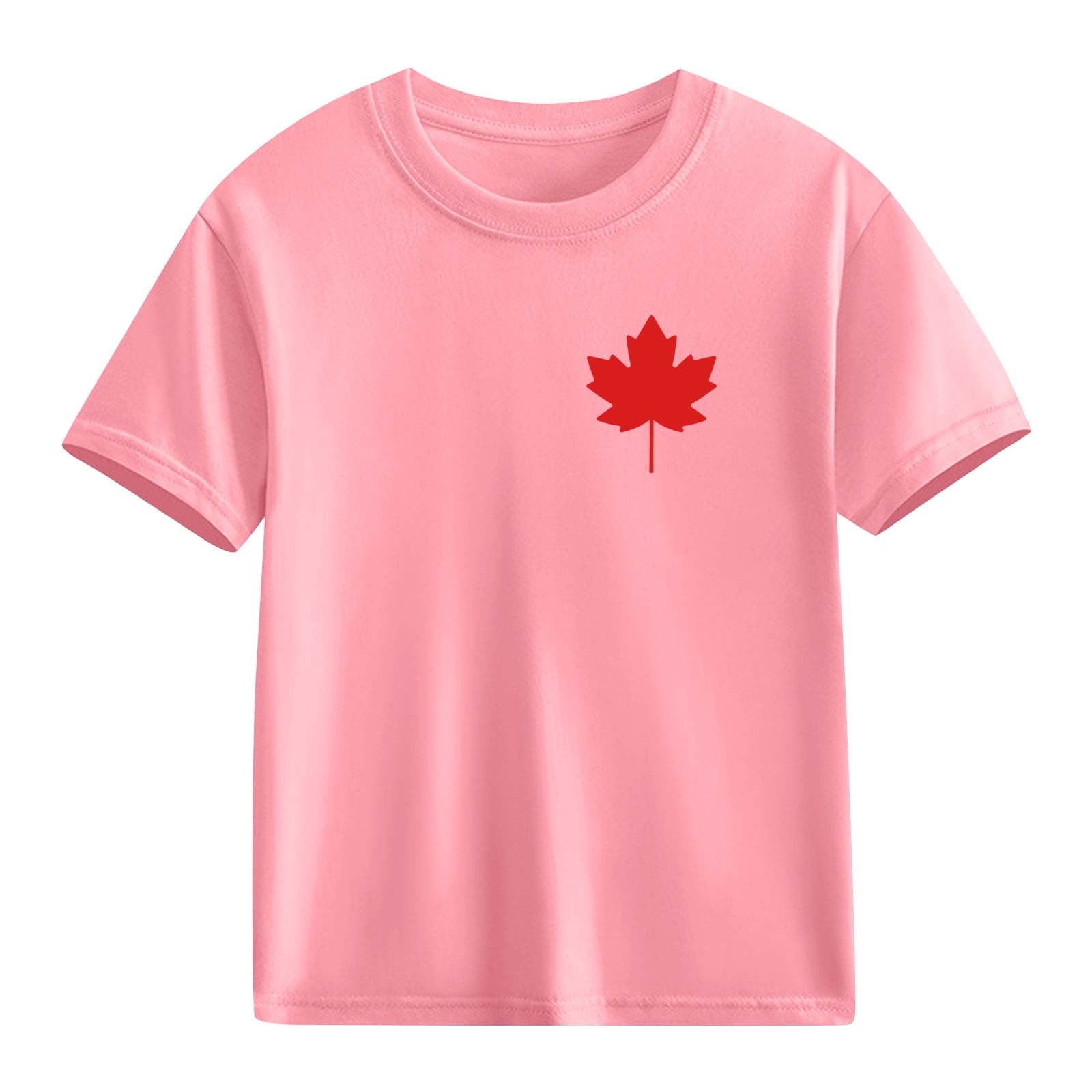 breaise Canada T-Shirts Shirts for Kids Summer Short Sleeve Shirt ...