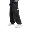 breaise Cargo Pants for Boy Lightweight Workout Joggers Stretch ...