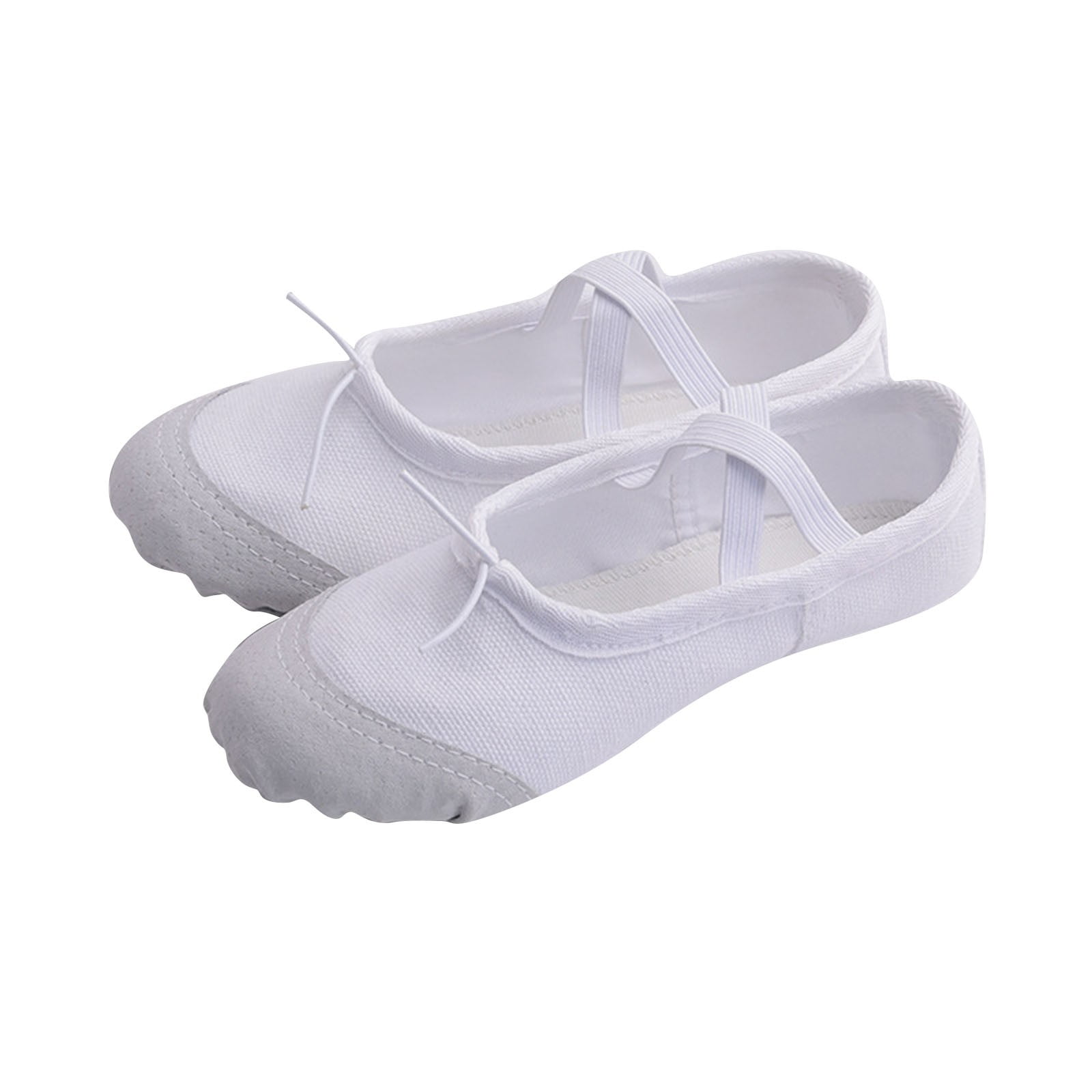 breaise Children's Slip-On Canvas Ballet Dance Shoe Girls Cozy Ballet ...