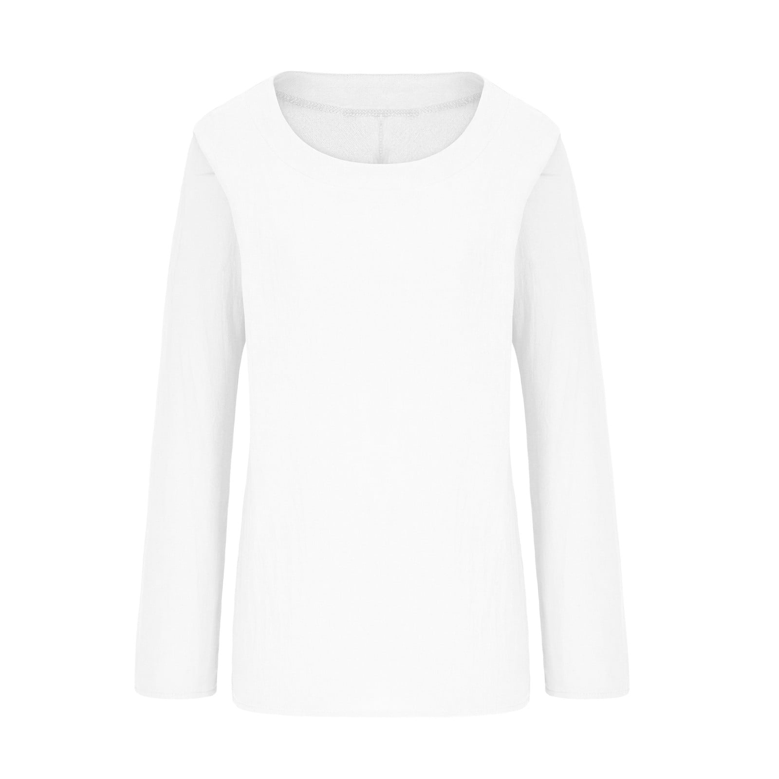 breaise Cotton Linen Shirt for Women 2026 Summer Long Sleeve Casual ...