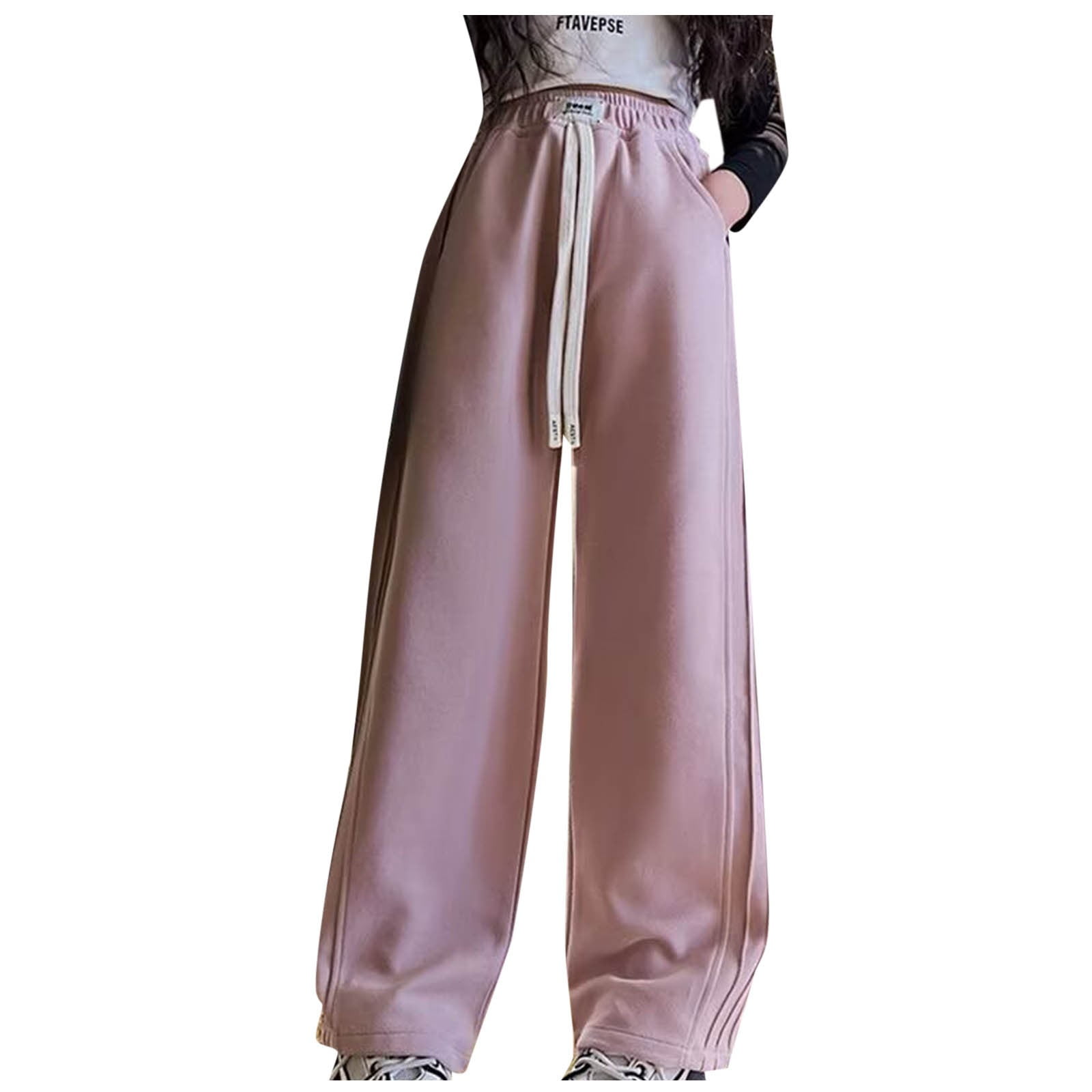 breaise Fleece Sweatpants for Kids Boys Girls Open Bottom Soft Athletic ...