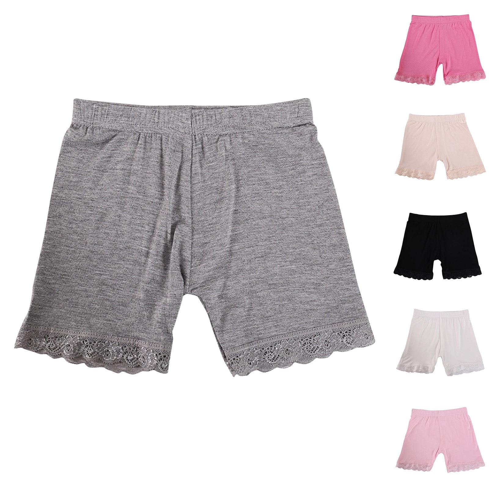 breaise Girls Lace Shorts Under Dress Dance Bike Shorts for Playground ...