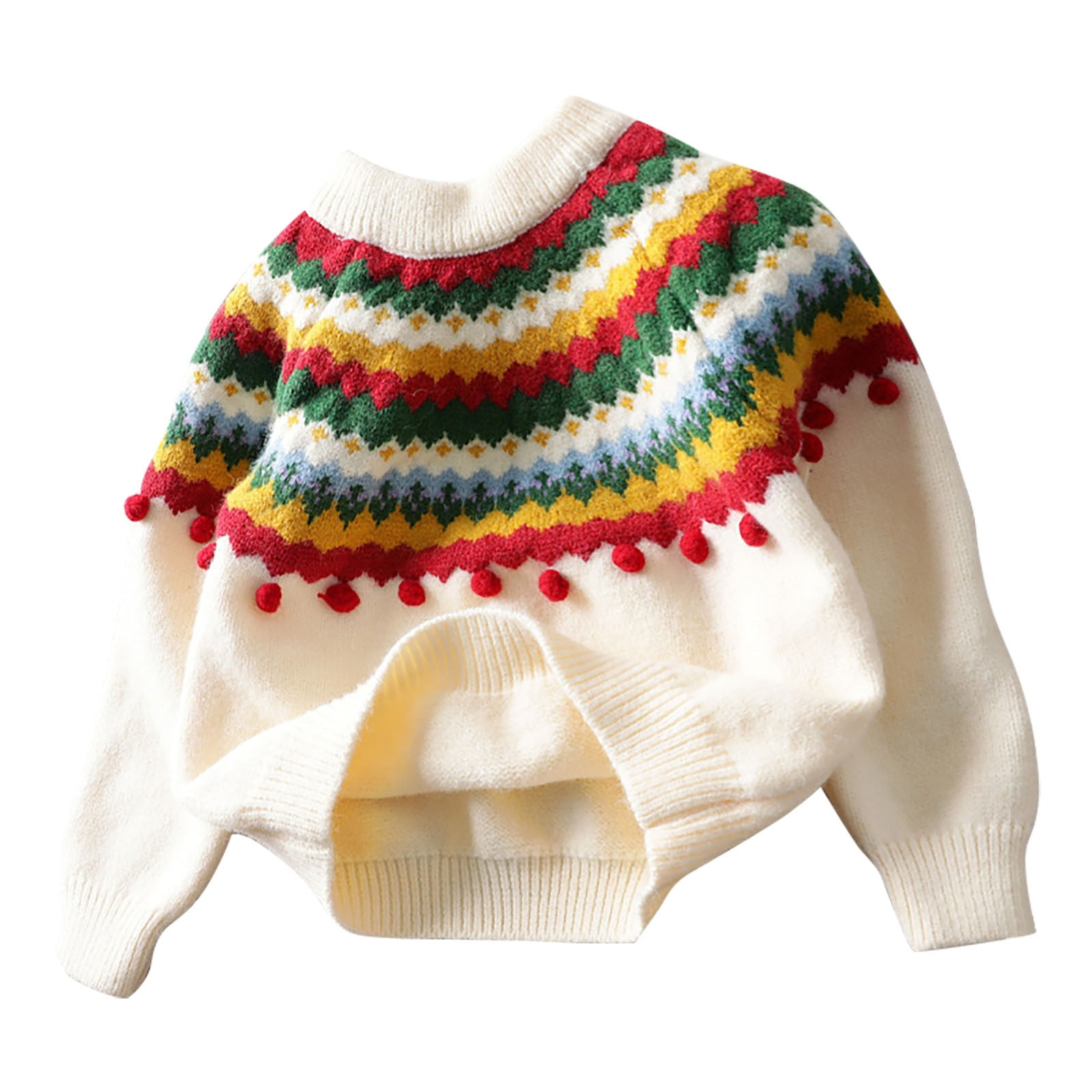 breaise Girls Long Sleeve Crew Neck Pullover Sweater Baby Boys Girls ...