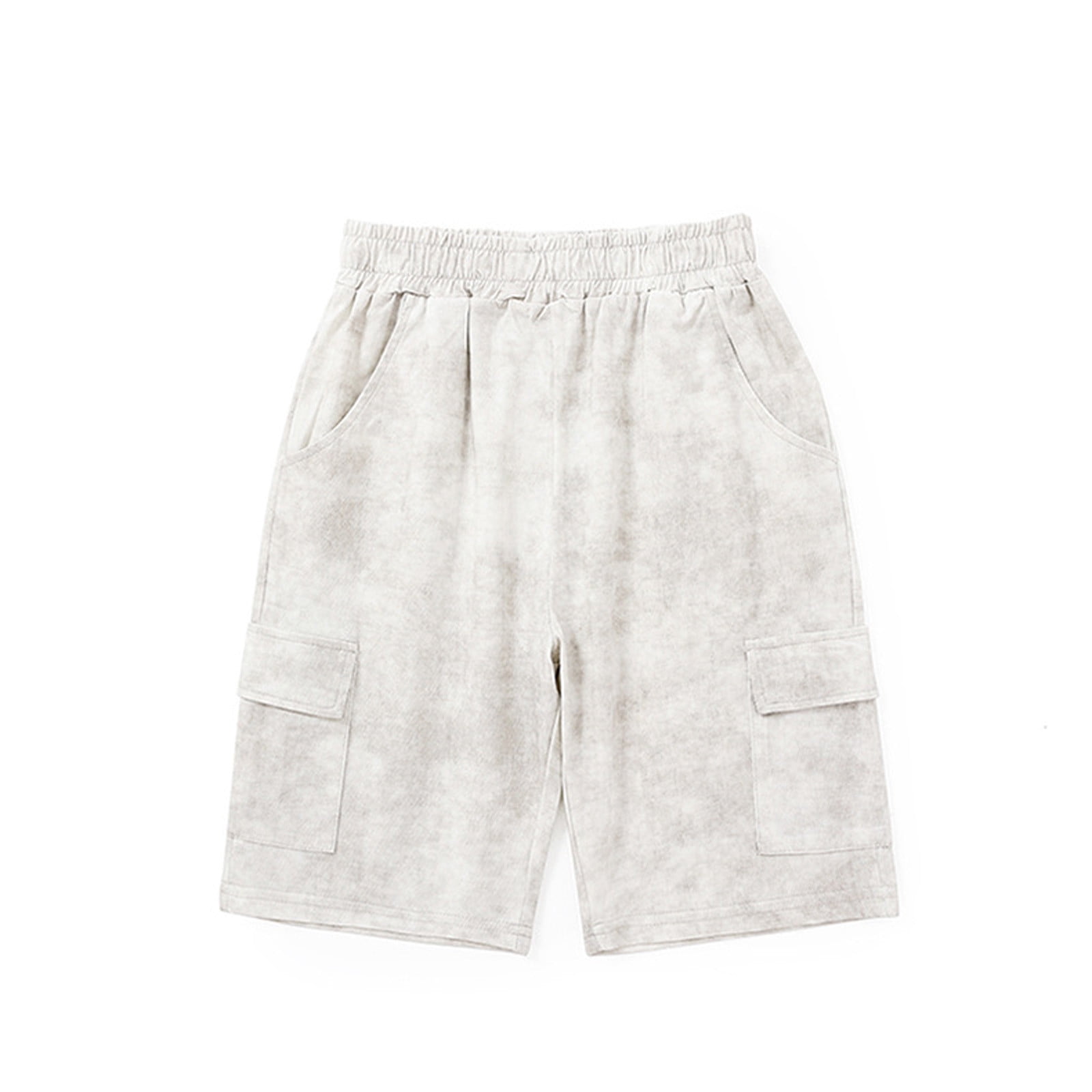 breaise Girls Shorts Elastic Waist Wide Leg Knee Length Shorts for Kids ...