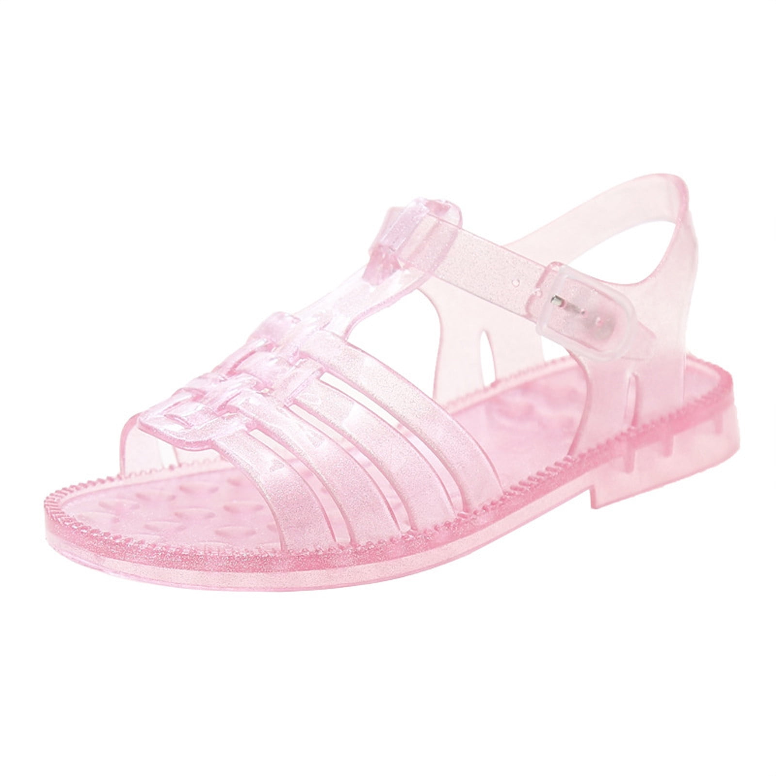 breaise Jelly Sandals for Girls,Closed Toe Princess Costume Summer Dress Shoes Fisherman ...