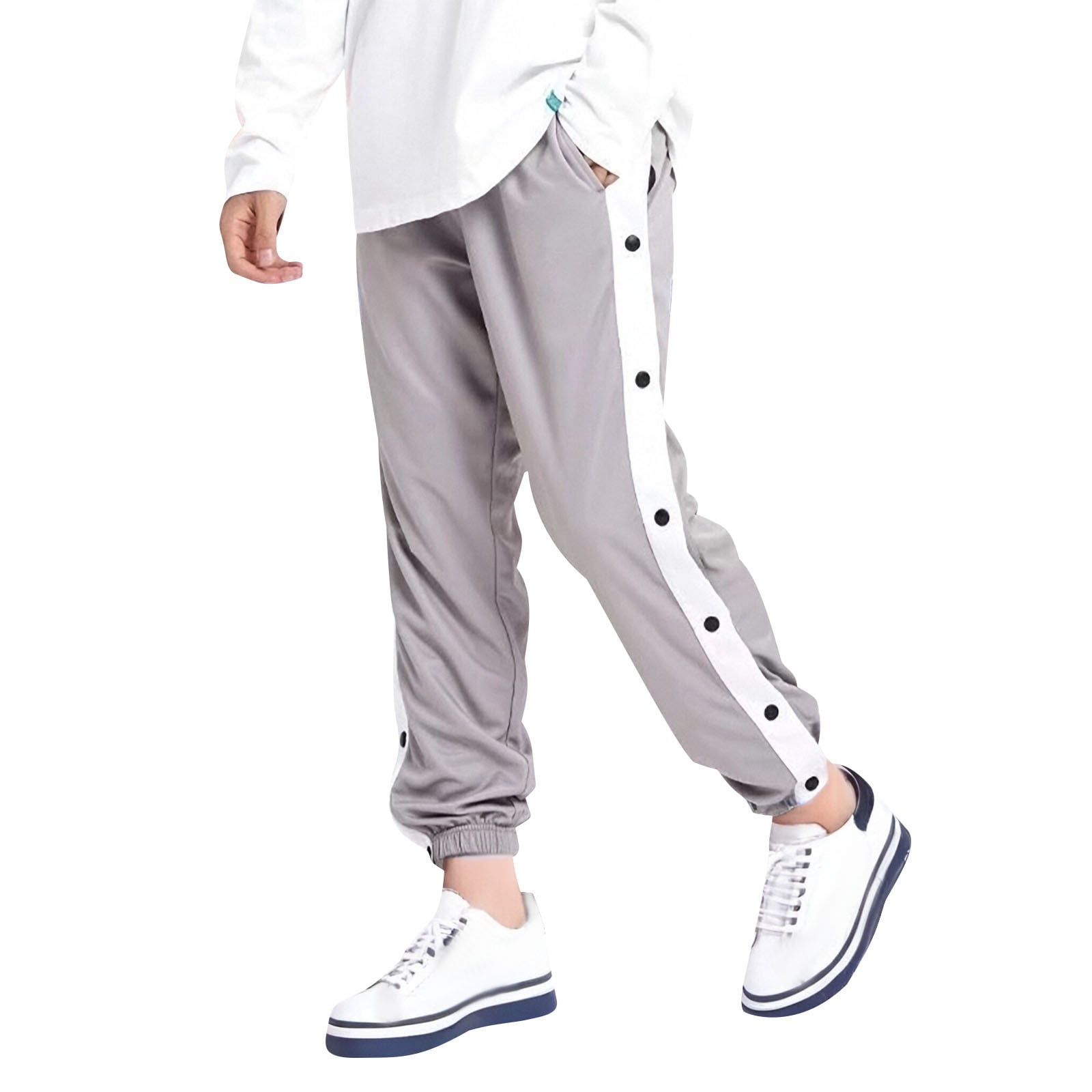 breaise Kids Boys Side Split Button Pants Sweatpants Sport Basketball ...