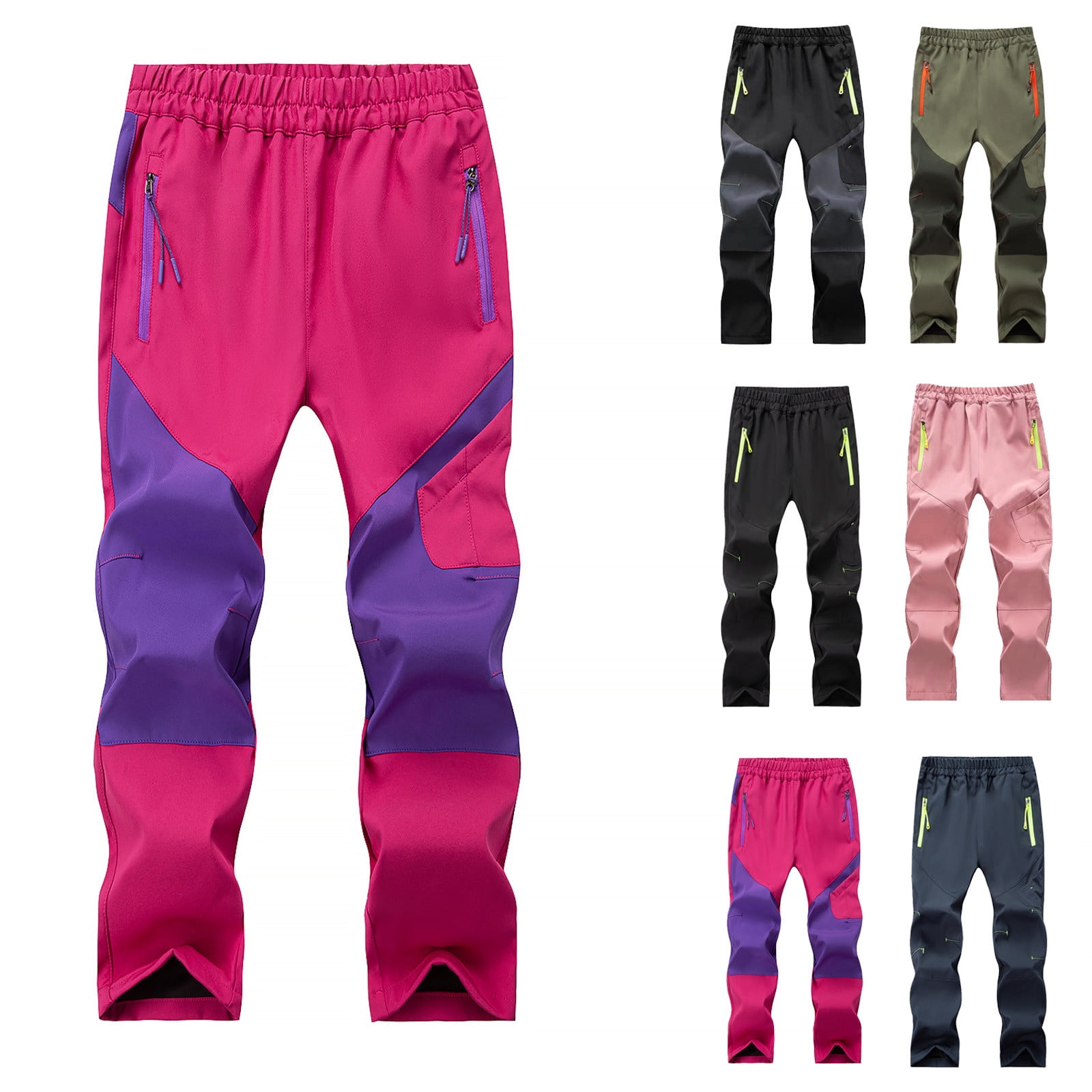 breaise Kids Softshell Quick Dry Trousers Boys Girls Waterproof Outdoor ...