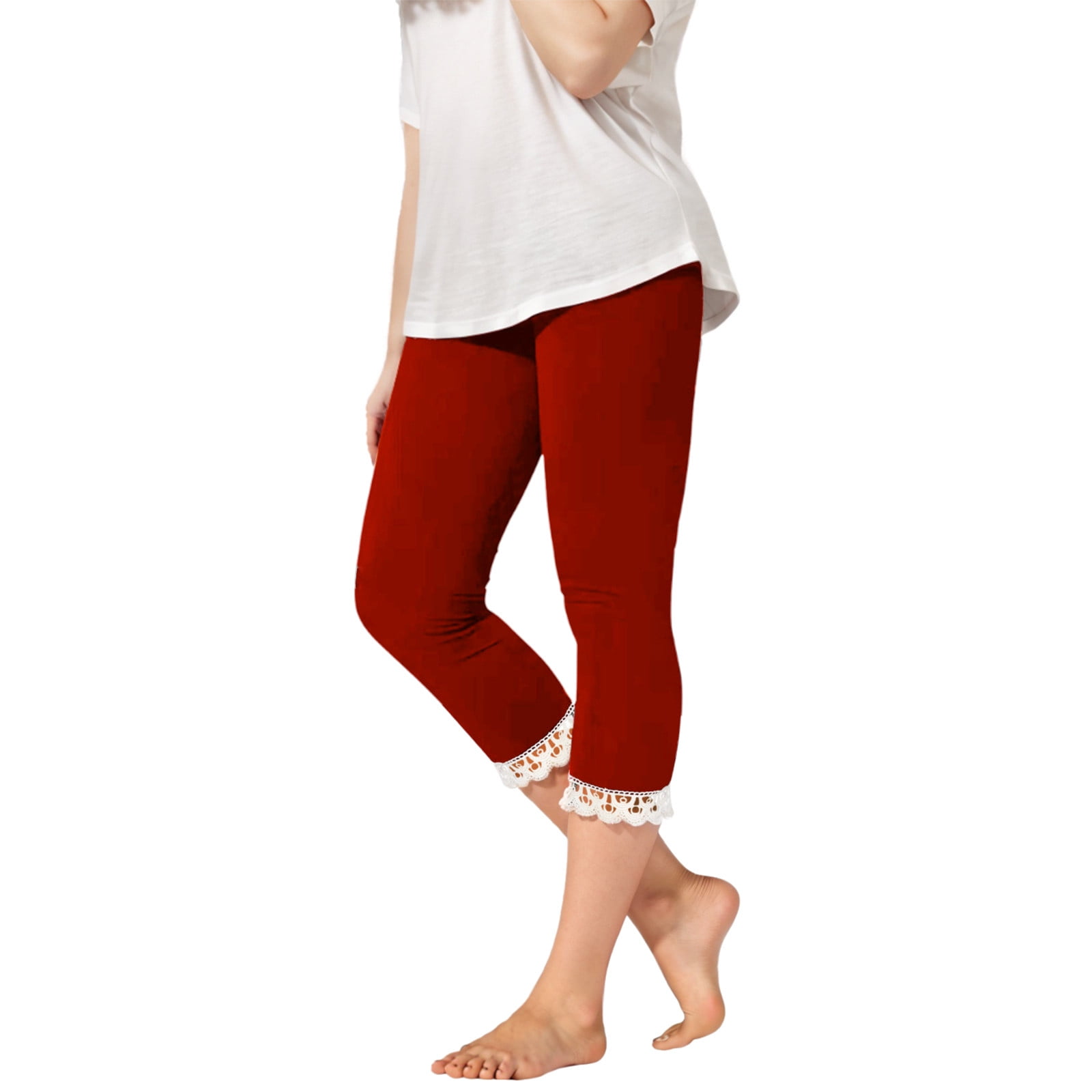 breaise Leggings for Girls Athletic Capri Leggings Summer Kids Teen ...