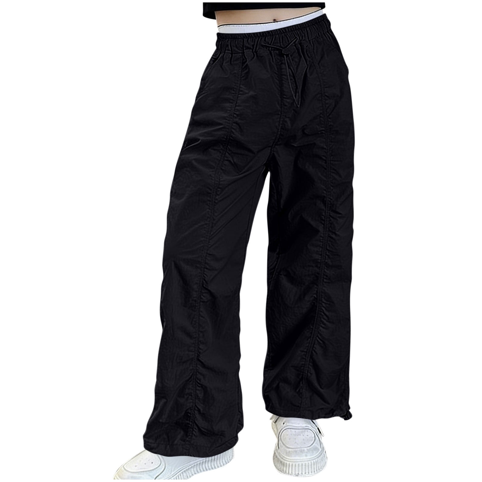breaise Lightweight Cargo Pants for Girls Kids Elastic Waist Outdoor ...