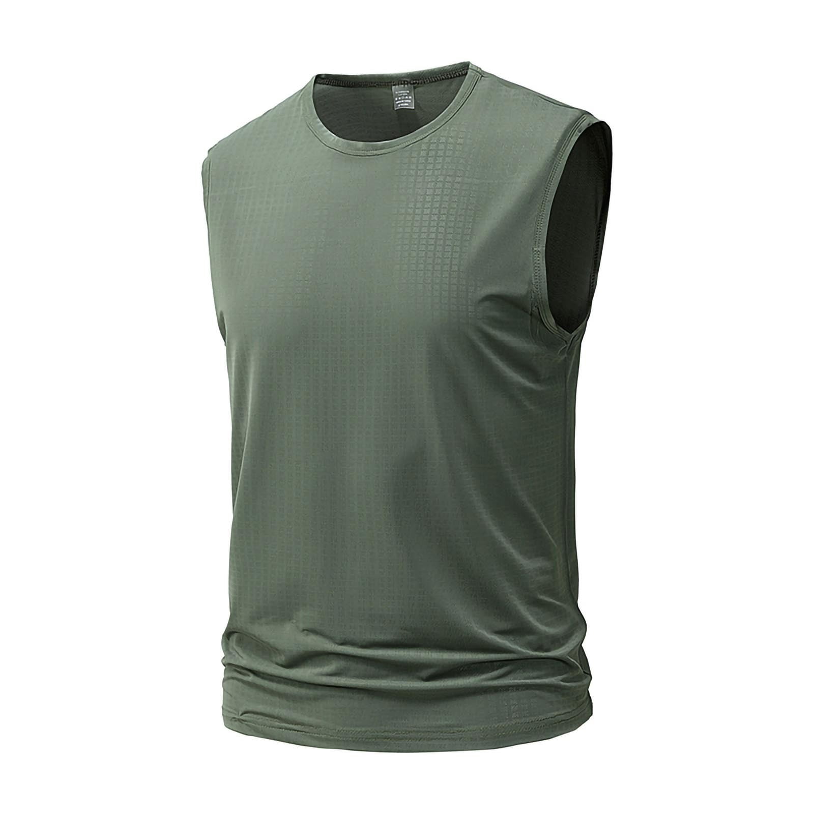 breaise Mens Big and Tall Sleeveless Shirts Quick Dry Tank Tops for Men ...