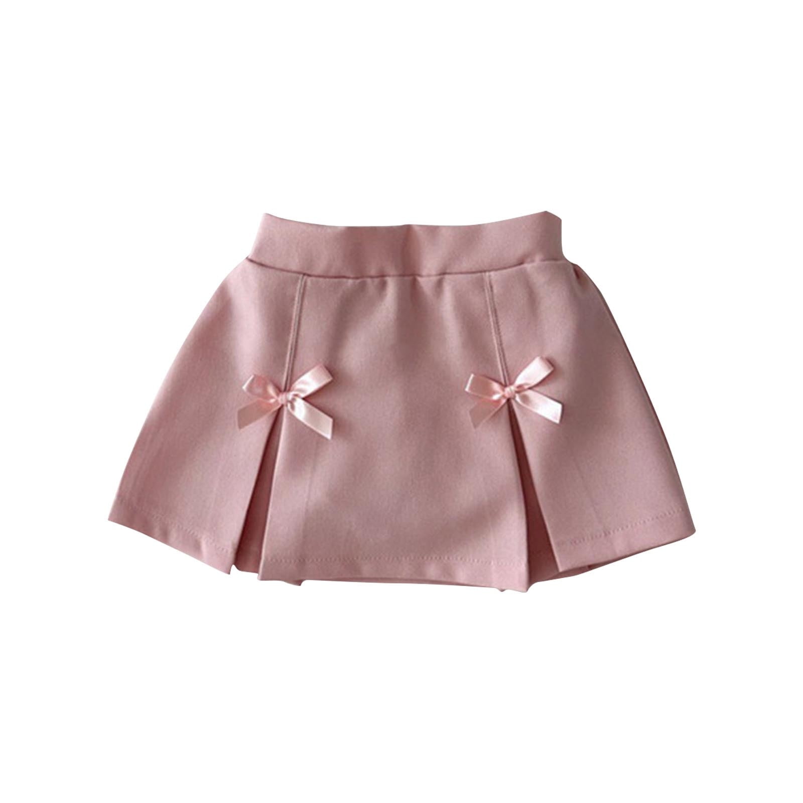 breaise Skirt Tutus Bow Pleated Skirt Fashion All Matching Baby Girls ...