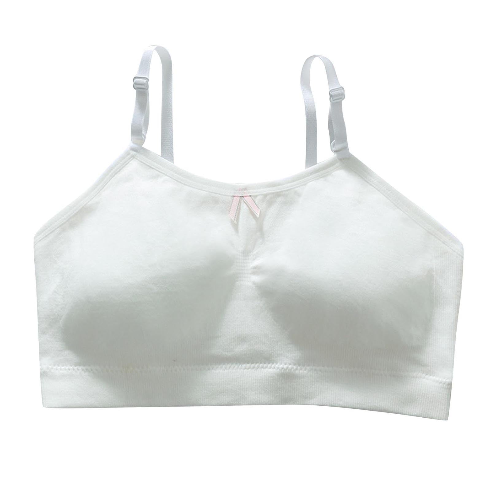 breaise Teen Girls' Training Bra Seamless Cotton Cami Wireless Bras ...