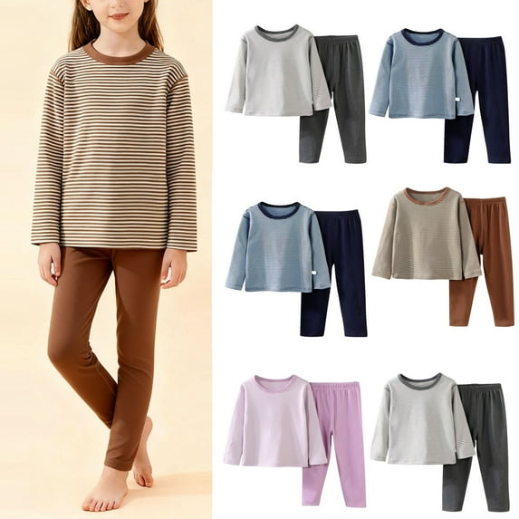 breaise Thermal Underwear for Kids，Boys Fleece Lined Base Layer Long ...