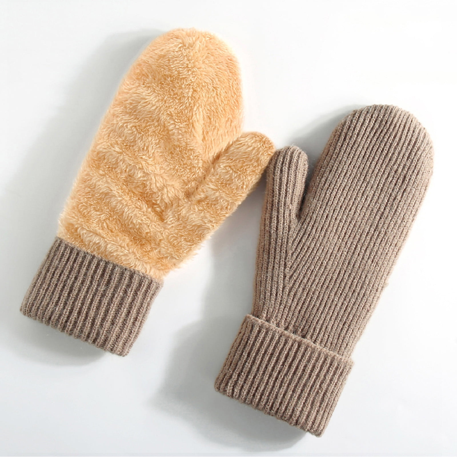 breaise Winter Mittens Gloves for Women Warm Thermal Fleece Lining ...