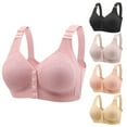 breaise Wireless Bras for Women Front Closure Comfort Full Coverage ...
