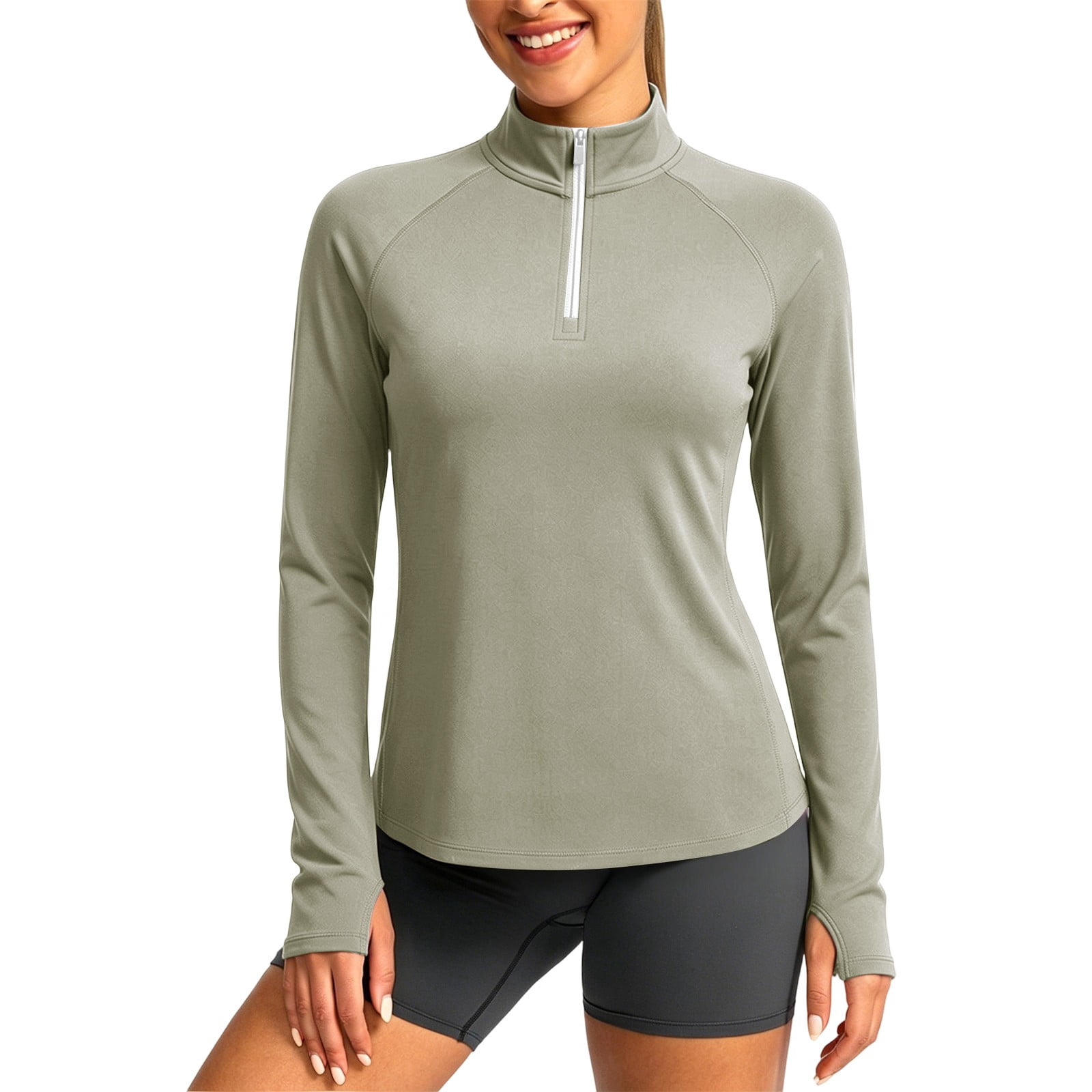 breaise Women Shirts Long Sleeve 1/4 Zip UPF50+ UV Sun Protection Shirt ...