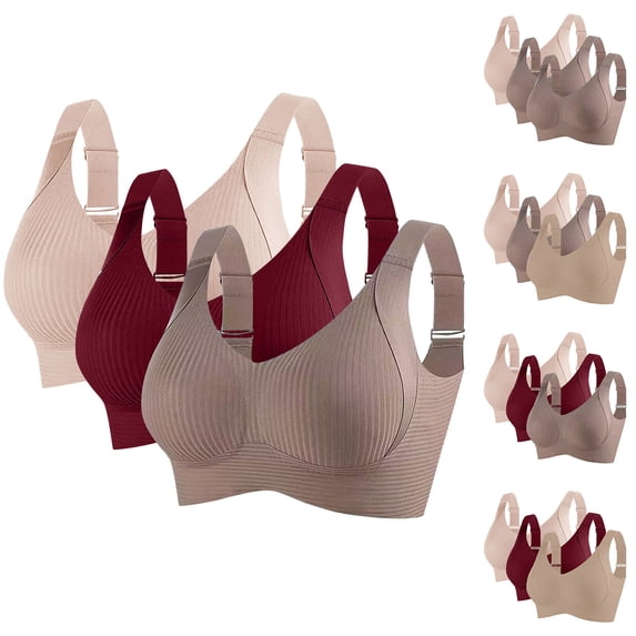 breaise Women Sports Bras No Underwire Push Up Bralettes Seamless ...