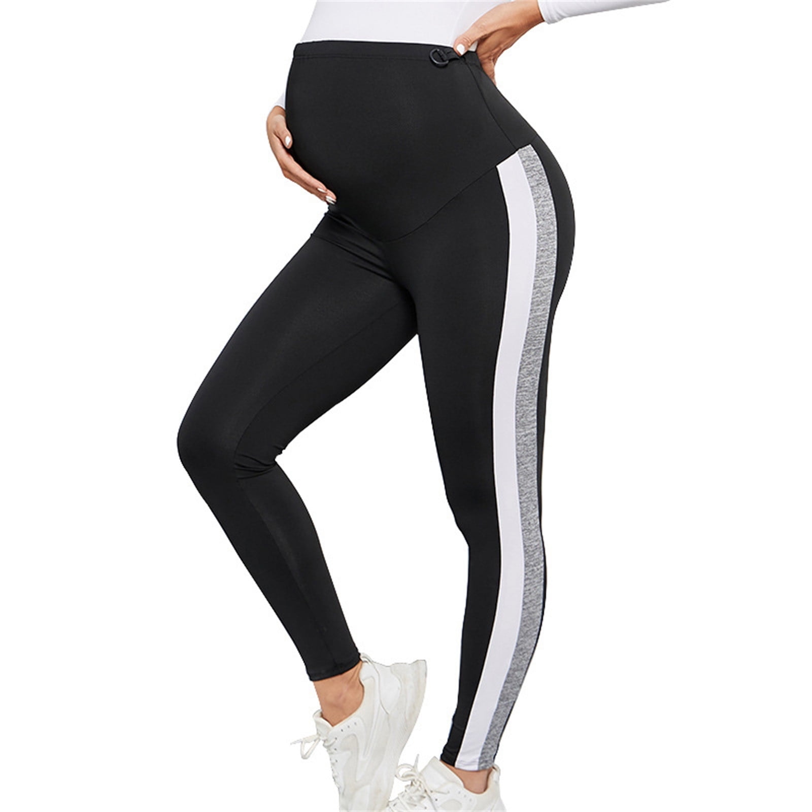 breaise Womens Maternity Workout Leggings Over The Belly Pregnancy Yoga ...