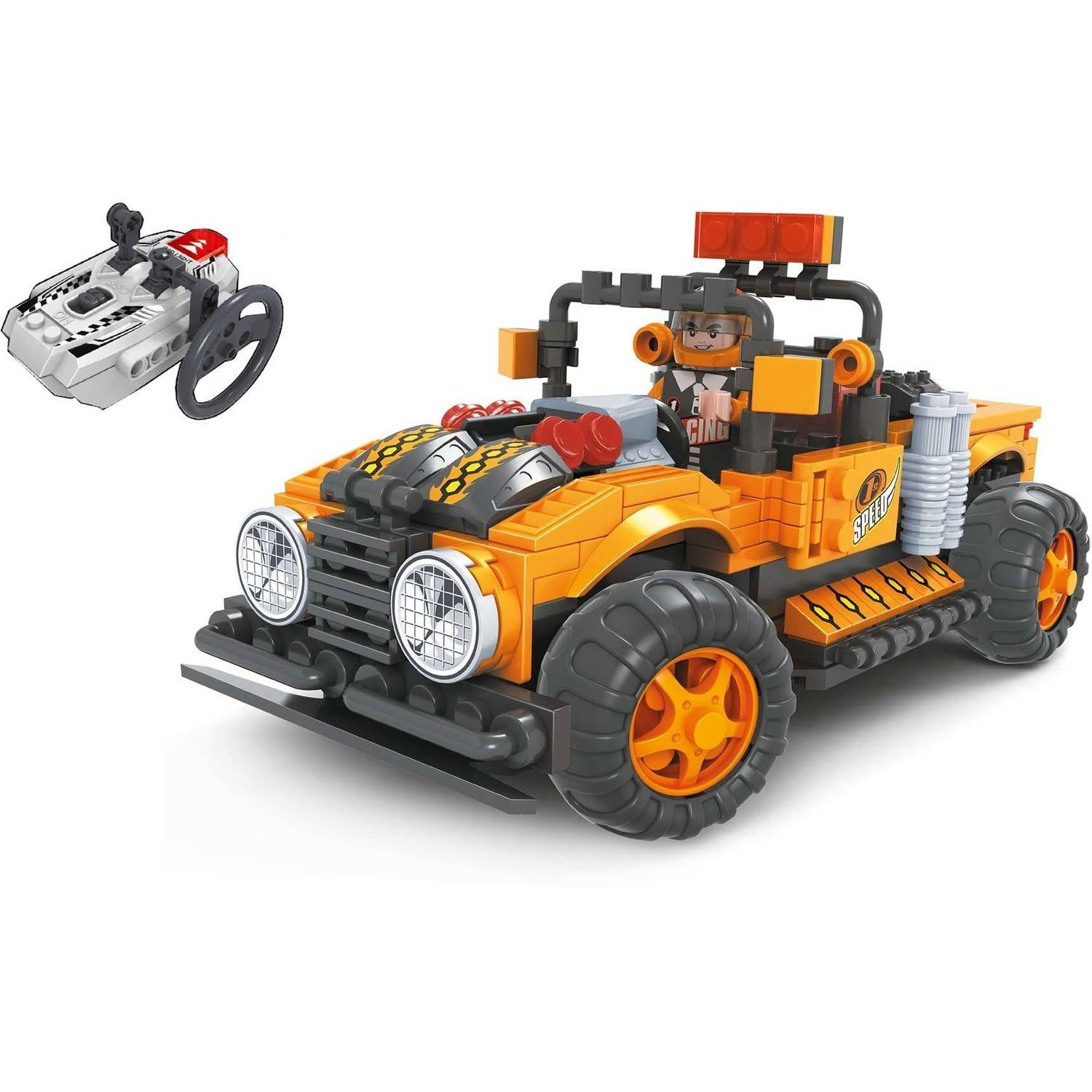 brictek r/c off-road truck, orange - Walmart.com