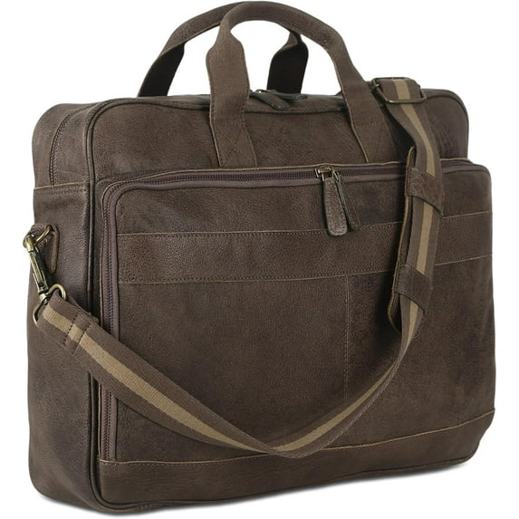 briefcase 18 Inch Laptop Messenger Bags for Men and Women Office ...