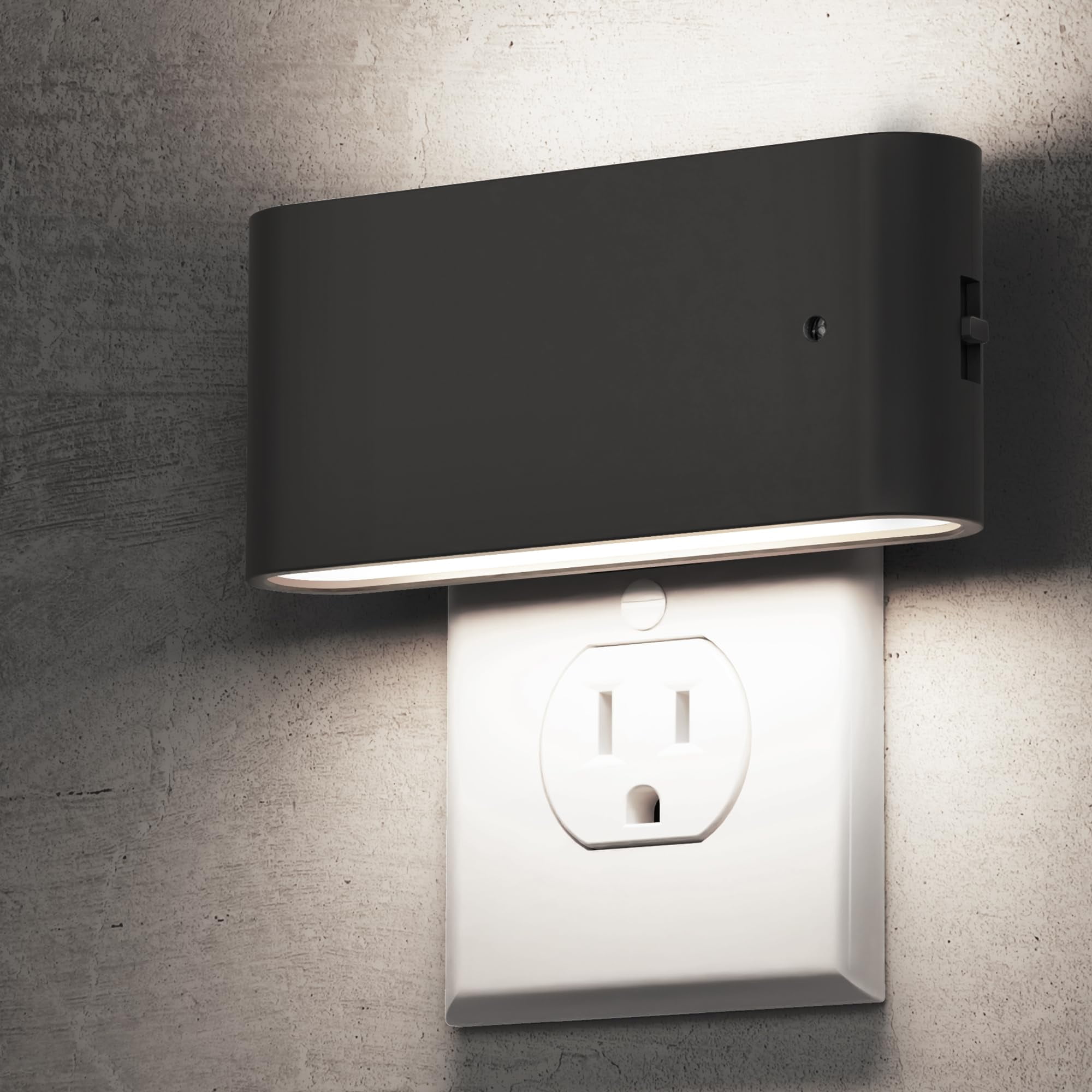bright LED Night Light, Dimmable Modern LED Night Lights Plug into Wall ...