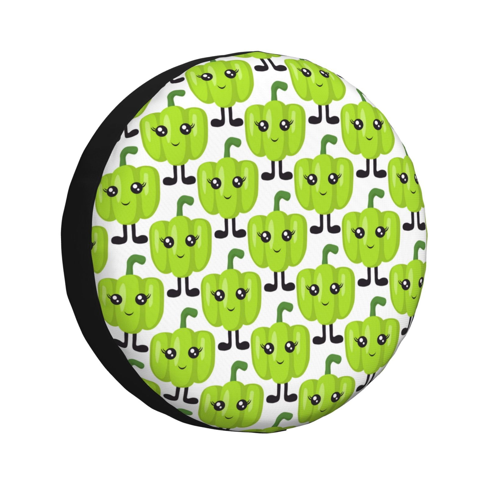 bright green sweet peppers eyes Spare Tire Cover for Trailer Camper RV ...