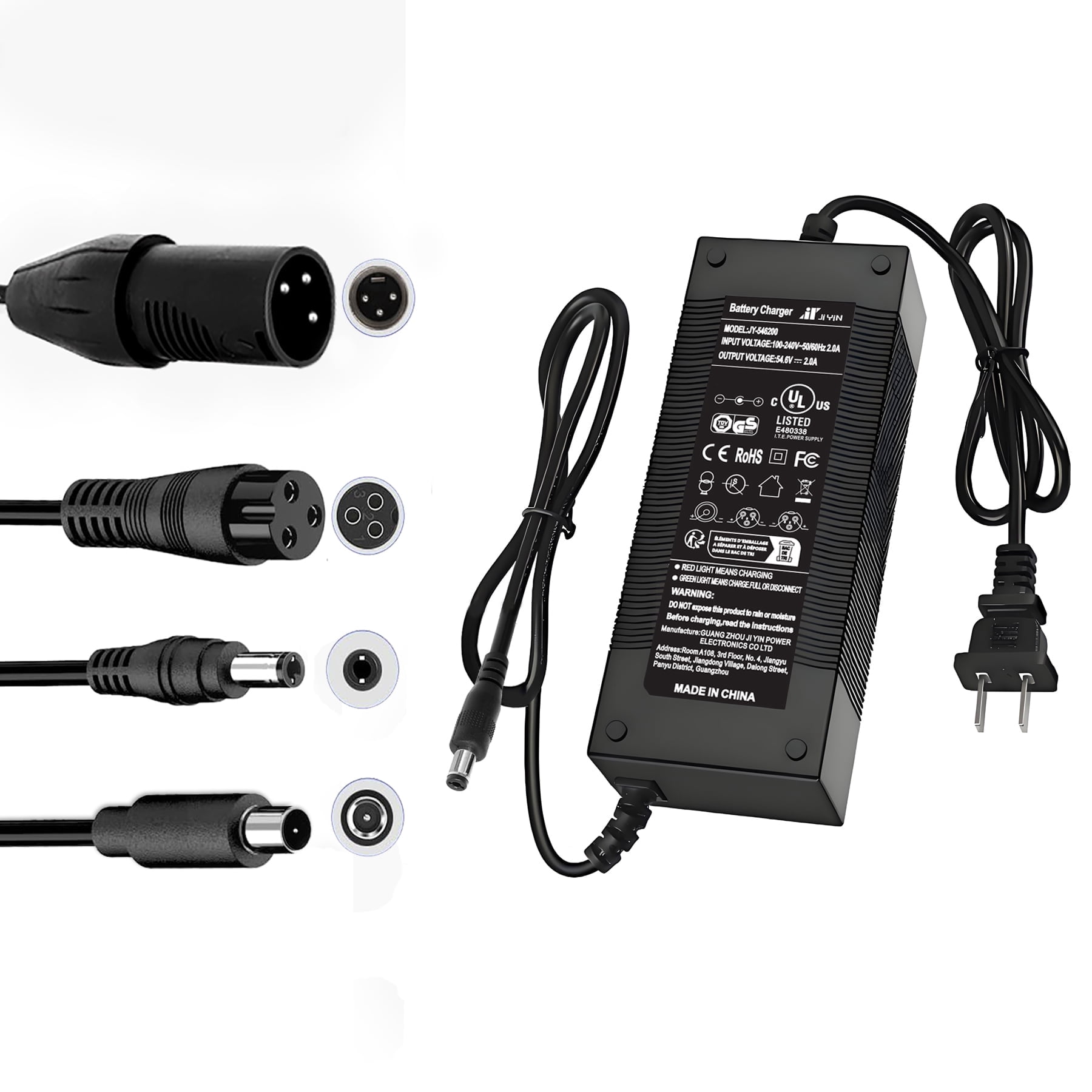 brokeir 54.6V 2A AC/DC Adapter Charger for Ariel Rider Rideal and X ...