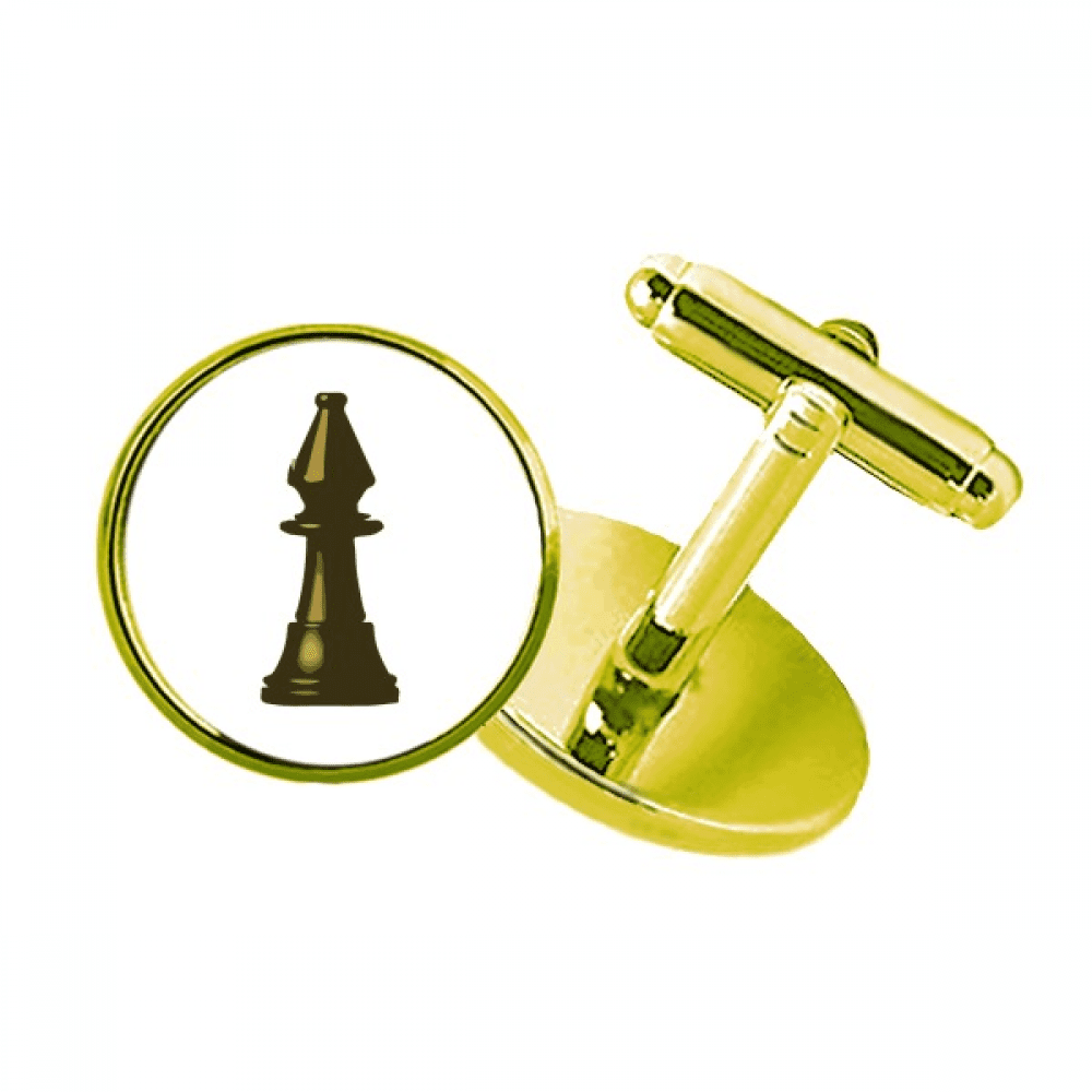 bronze chess soldier board game match studded business metal cufflinks ...